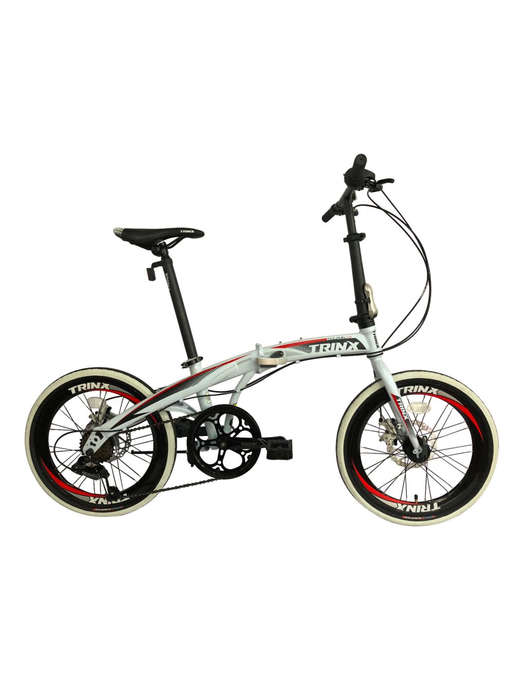 sammenleggbar sykkel i aluminium